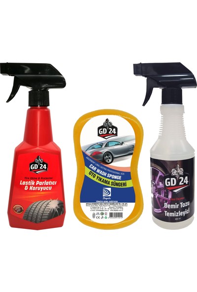 GD24 Lastik & Jant Bakım Seti GD24 Lastik & Jant Bakım Seti
