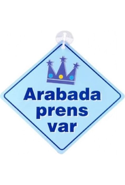 Evgaraj Arabada Prens Var Vantuzlu Sticker