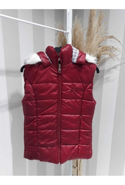 Nacar Çarşı Kız Çocuk Kısa Şişme Yelek