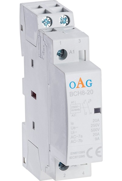 25 Amper Sesiz Kontaktör Oag - Kontak 2no 220V Ac Bobinli 25 Amper Sesiz Kontaktör Oag - Kontak 2no 220V Ac Bobinli