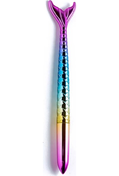 Taros Denizkızı Tükenmez Kalem Balık Kuyruğu Rainbow 17CM Taros Denizkızı Tükenmez Kalem Balık Kuyruğu Rainbow 17CM