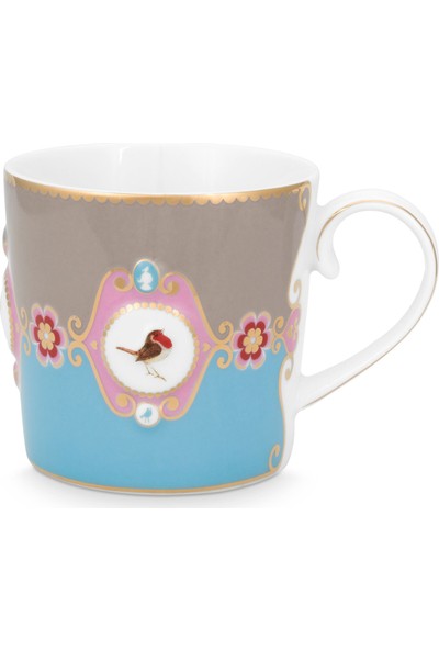 Pip Studio Love Birds Küçük Mug, Mavi / Haki 150 ml Pip Studio Love Birds Küçük Mug, Mavi / Haki 150 ml