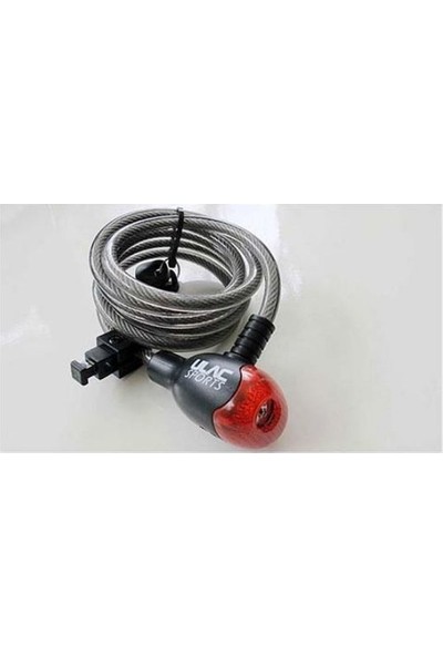 Ulac Kilit Pulsar Braketli 150CM SIYAH-001787 Ulac Kilit Pulsar Braketli 150CM SIYAH-001787