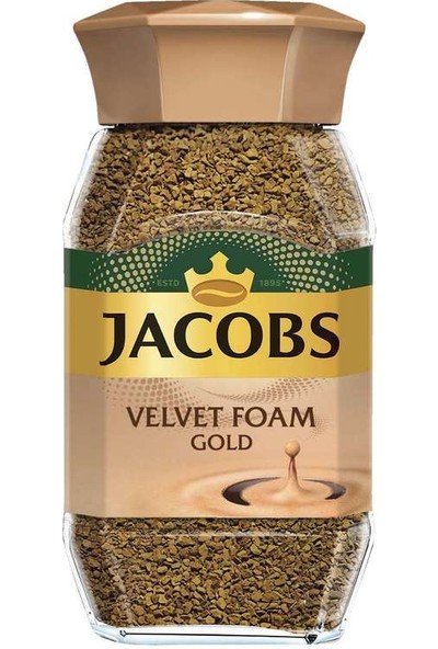 Jacobs Velvet Foam Gold Kahve 100 gr Jacobs Velvet Foam Gold Kahve 100 gr