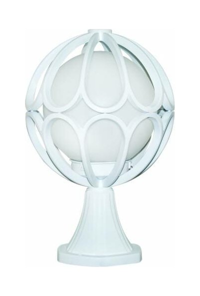 Zerpa Dekoratif Meridyen Papatya Beyaz Set Üstü Armatür Aplik