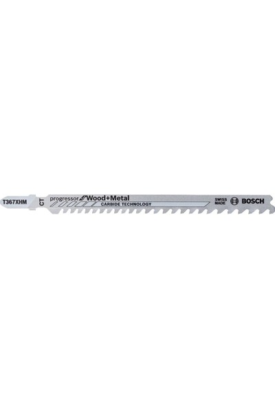 Bosch - Progressor Serisi Metal ve Ahşap Kesimi Için Özel T 367 Xhm Dekupaj Testeresi Bıçağı - 3'lü Paket Bosch - Progressor Serisi Metal ve Ahşap Kesimi Için Özel T 367 Xhm Dekupaj Testeresi Bıçağı - 3'lü Paket
