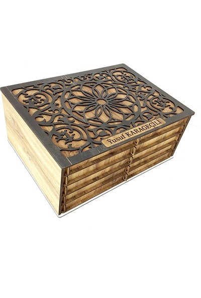 Mabel Edessa Çekmeceli Tesbih Kutusu 5 Katlı