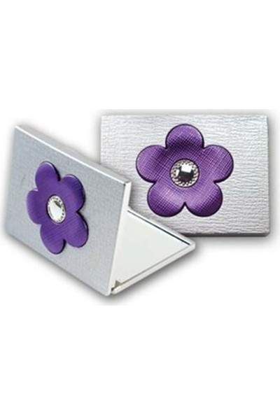Nascita NASAYNA00002 XM-010 Gri Çanta Aynası - Mor Çiçek