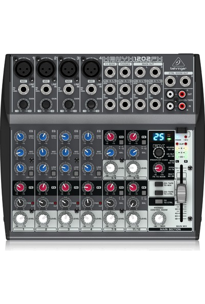 Behringer Xenyx 1202FX 12-Kanallı Efektli Analog Mixer Behringer Xenyx 1202FX 12-Kanallı Efektli Analog Mixer