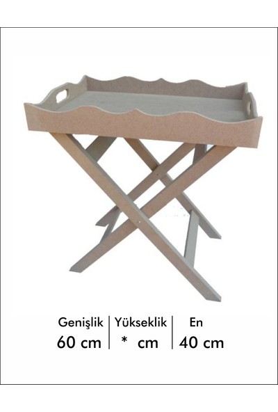 Dalyan Ahşap Simitçi Tepsi Büyük Boy