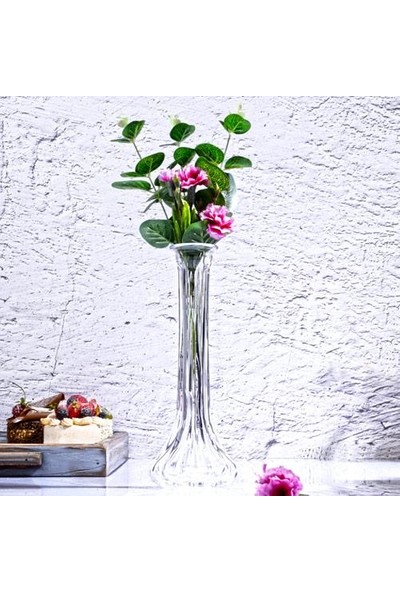 Ksv Damla Cam Çiçek Vazosu Karanfillik