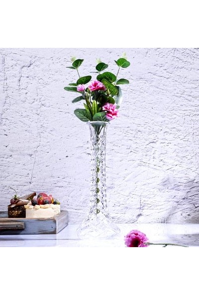 Ksv Cam Çiçek Vazosu Karanfillik
