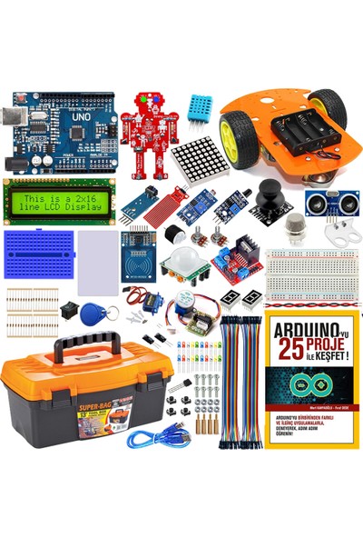 Arduino Uno Maker Eğitim Seti - Online Eğitime Uygun Arduino Uno Maker Eğitim Seti - Online Eğitime Uygun