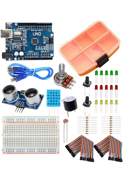 Arduino Başlangıç Seti - Online Eğitime Uygun Arduino Başlangıç Seti - Online Eğitime Uygun
