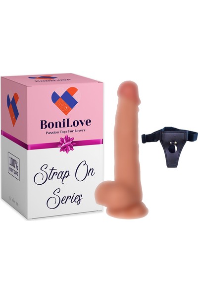 Bonilove Strap On Series Archie Ultra Gerçekci 21 cm Belden Bağlamalı Realistik Penis Bonilove Strap On Series Archie Ultra Gerçekci 21 cm Belden Bağlamalı Realistik Penis
