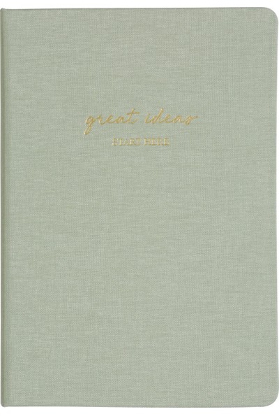 Matt Notebook Sert Kapak Defter Düz, Çizgisiz 14 x 20 cm Yeşil