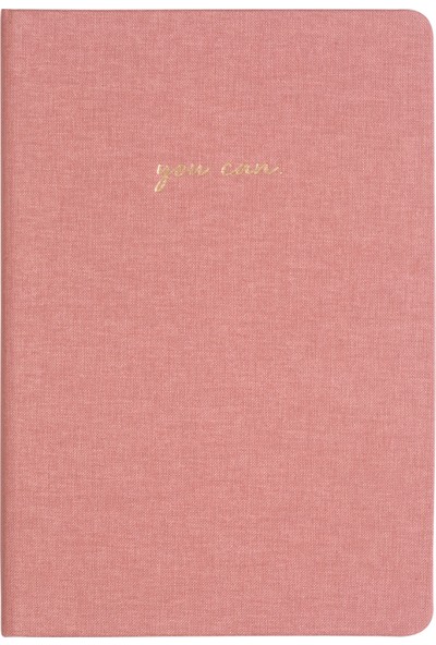 Matt Notebook Sert Kapak Defter Düz, Çizgisiz 14 x 20 cm Pembe