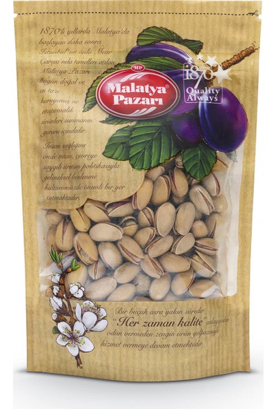 Malatya Pazarı Murat Palancı Antep Fıstık Kabuklu Kilitli Paket 500 gr