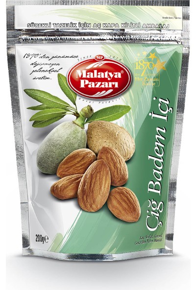 Malatya Pazarı Murat Palancı Çiğ Badem İçi 200 gr