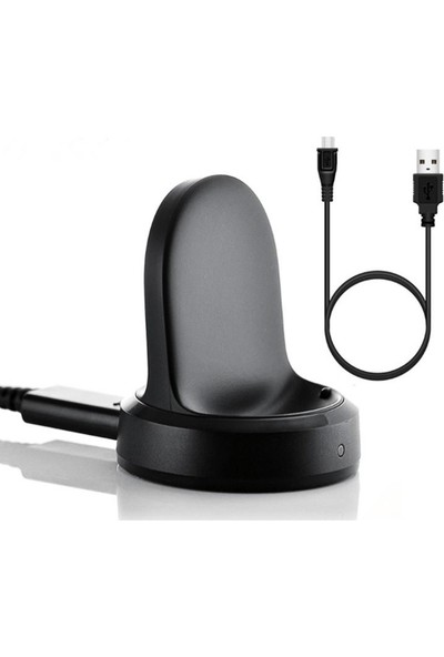 Coverzone Galaxy Watch Şarj Istasyonu Gear S2/s3/s4 Akıllı Saat USB Şarj Aleti