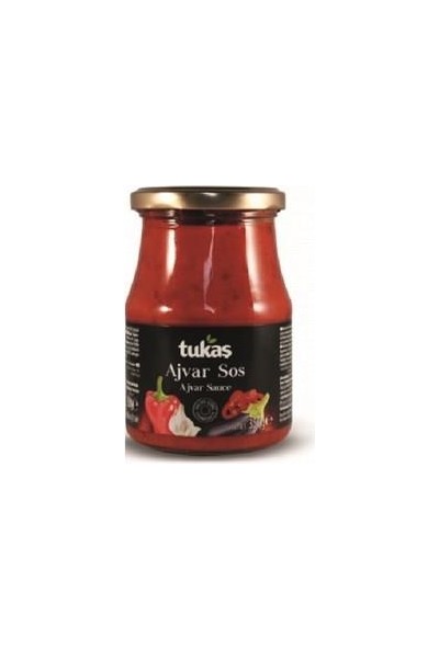 Tukaş Ajvar Sos Acı 350 gr Tukaş Ajvar Sos Acı 350 gr