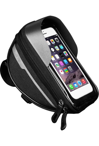 Coverzone Bisiklet Gidon Telefon Tutucu Su Geçirmez Ekranlı Fermuarlı Direksiyon Telefon Çantası Coverzone Bisiklet Gidon Telefon Tutucu Su Geçirmez Ekranlı Fermuarlı Direksiyon Telefon Çantası