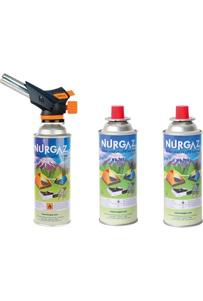 Nurgaz Ng 503 Firebird Torch Pürmüz + 2 Tüp Nurgaz Ng 503 Firebird Torch Pürmüz + 2 Tüp