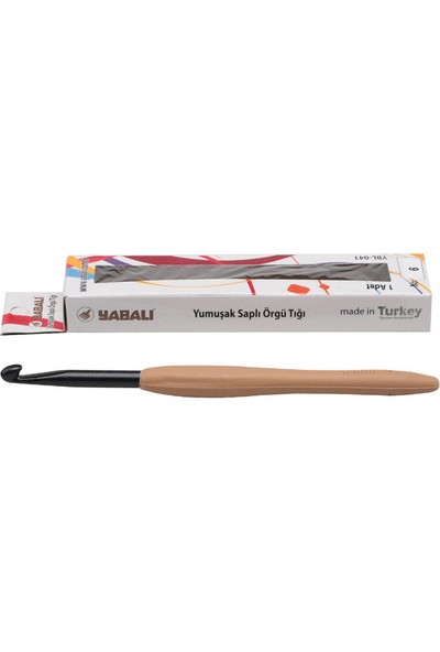 Yabalı Yumuşak Saplı Örgü Tığı 6 mm Yabalı Yumuşak Saplı Örgü Tığı 6 mm