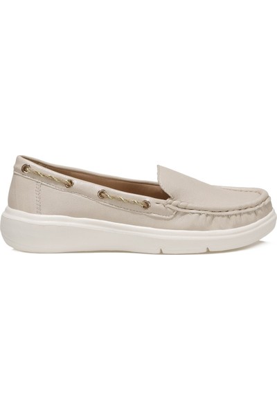 Inci Caveny 1fx Beyaz Kadın Loafer Ayakkabı