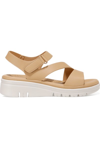 Inci Cadalılla 1fx Camel Kadın Kalın Tabanlı Sandalet
