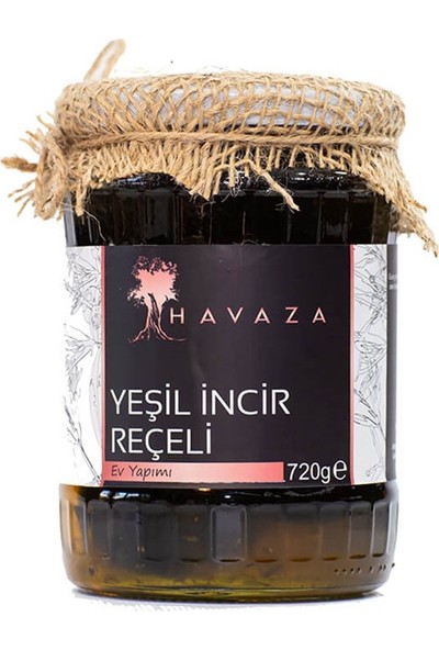 Havaza Yeşil Incir Reçeli - 720 Gr. Havaza Yeşil Incir Reçeli - 720 Gr.