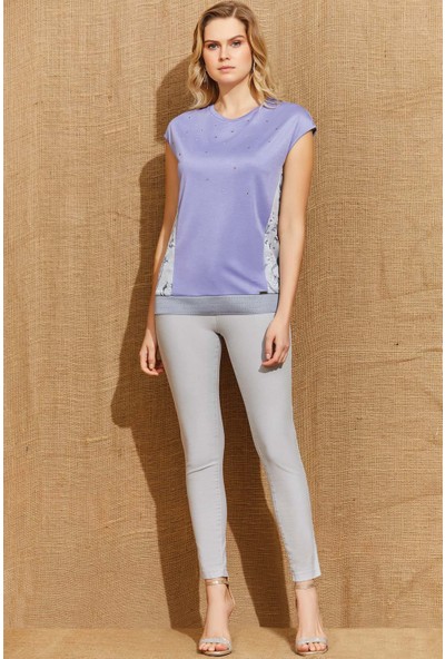 Guıtar Kadın 21322 Lila Bluz Guıtar Kadın 21322 Lila Bluz
