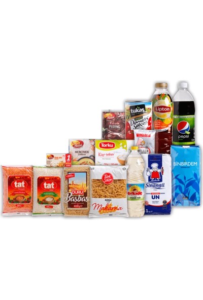 Tat Nishlove 1 No Ramazan Kolisi 15 Ürünlü Gıda Erzak Kumanya Paketi Tat Nishlove 1 No Ramazan Kolisi 15 Ürünlü Gıda Erzak Kumanya Paketi
