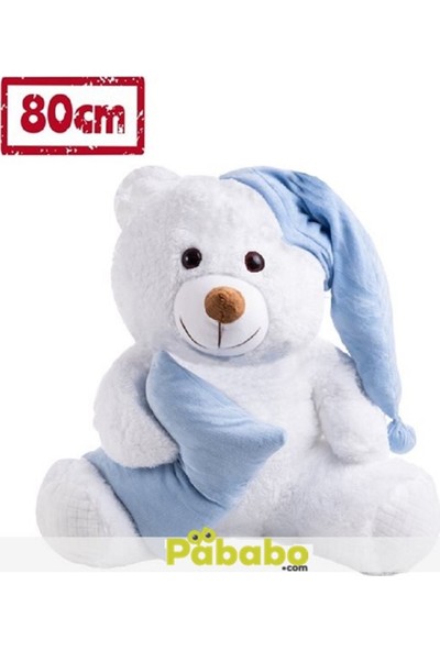 80 cm Yastıklı Uyku Arkadaşı Peluş Ayıcık
