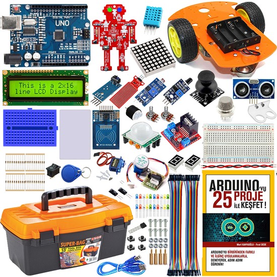 Arduino Uno Maker Eğitim Seti - Online Eğitime Uygun Fiyatı