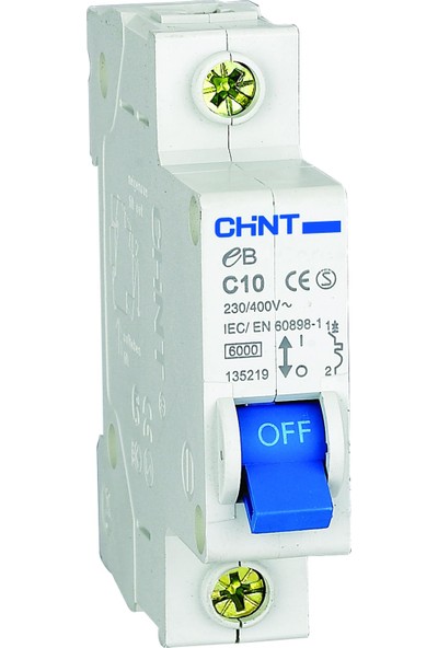 Chint 25A 1 Kutup B Tip 4.5ka Otomatik Sigorta Chint 25A 1 Kutup B Tip 4.5ka Otomatik Sigorta