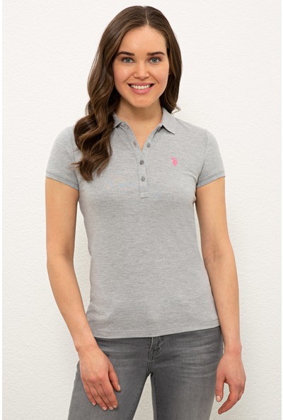 U.S. Polo Assn. Gri T-Shirt Basic 50234714-VR086