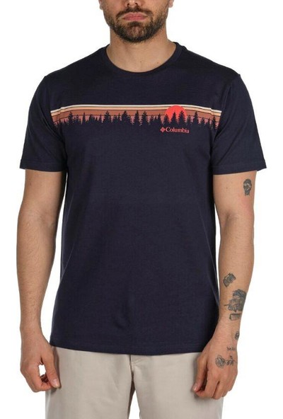 Columbia Solar Treeline Graphic Kısa Kollu Erkek Tişört CS0130-472