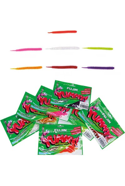 Fujın Yummy Sandworm 7cm Lrf Silikon Yem