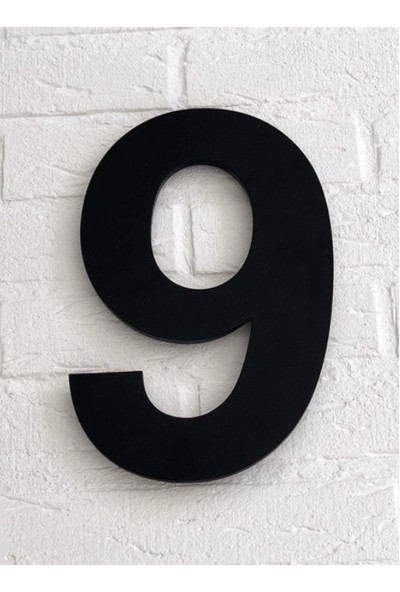 Kapı Numarası 10 cm No 9, Siyah Pleksi Kendinden Yapışkanlı Bina Daire Villa Kapı Numarası Arial Yazı Tipi Kapı Numarası 10 cm No 9, Siyah Pleksi Kendinden Yapışkanlı Bina Daire Villa Kapı Numarası Arial Yazı Tipi