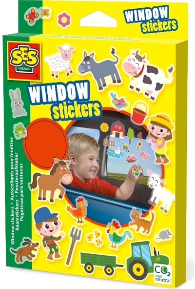 Ses Creative Tak Çıkar Pencere Çıkartmaları - Çiftlik Ses Creative Tak Çıkar Pencere Çıkartmaları - Çiftlik