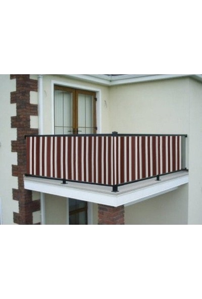 Ceylan Home Balkon Demiri Perdesi Kuş Gözü Metal Halka Kahverengi Kalın Çizgili Kahverengi 450X80 1 kg Ceylan Home Balkon Demiri Perdesi Kuş Gözü Metal Halka Kahverengi Kalın Çizgili Kahverengi 450X80 1 kg