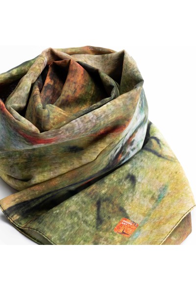 Phopp Art Kadın Pamuklu Şal -60X180-3