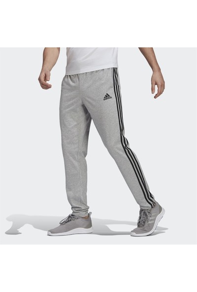 Adidas Essentials Single Jersey Tapered Open Hem 3-Stripes Erkek Eşofman Altı Adidas Essentials Single Jersey Tapered Open Hem 3-Stripes Erkek Eşofman Altı