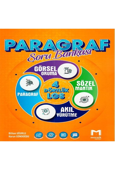 Mozaik Yayınları 8. Sınıf LGS Paragraf Mozaik Soru Bankası