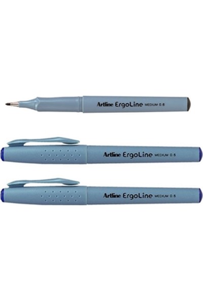 Artline Ergoline 3600 Kalın Yazı ve Imza Kalemi 0.6mm - 1 Siyah + 2 Mavi - 3'lü Artline Ergoline 3600 Kalın Yazı ve Imza Kalemi 0.6mm - 1 Siyah + 2 Mavi - 3'lü