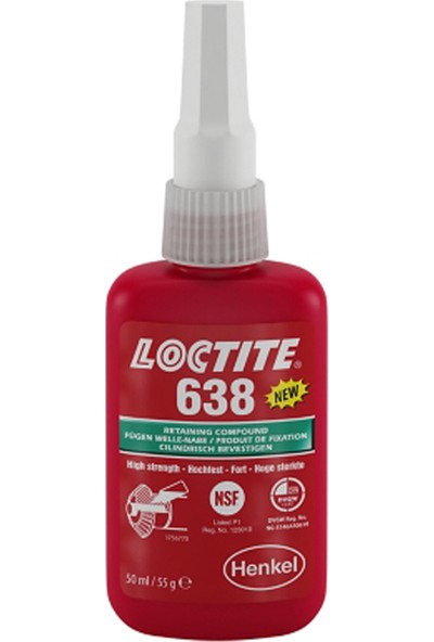 Loctite 638 Sabitleyici 50 ml Hızlı Yapıştırıcı Loctite 638 Sabitleyici 50 ml Hızlı Yapıştırıcı