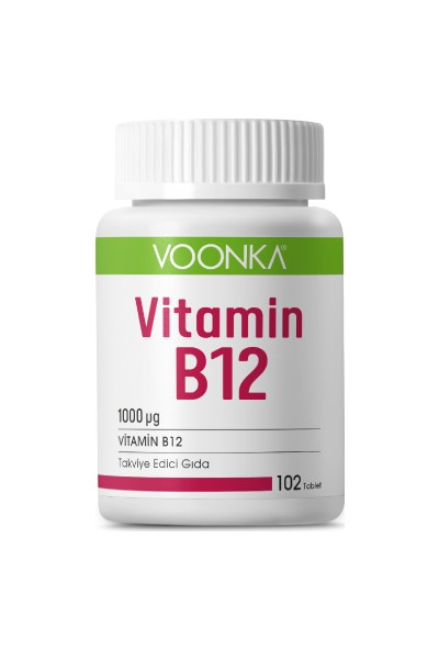 Voonka Vitamin B12 102 Tablet Voonka Vitamin B12 102 Tablet