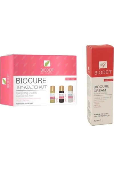 Bioder Yüz Için Tüy Azaltıcı Krem ve Serum Seti Bioder Yüz Için Tüy Azaltıcı Krem ve Serum Seti