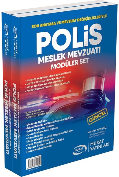 Murat Yayınları Komiser Yardımcılığı ve Misyon Koruma Konu Anlatımlı